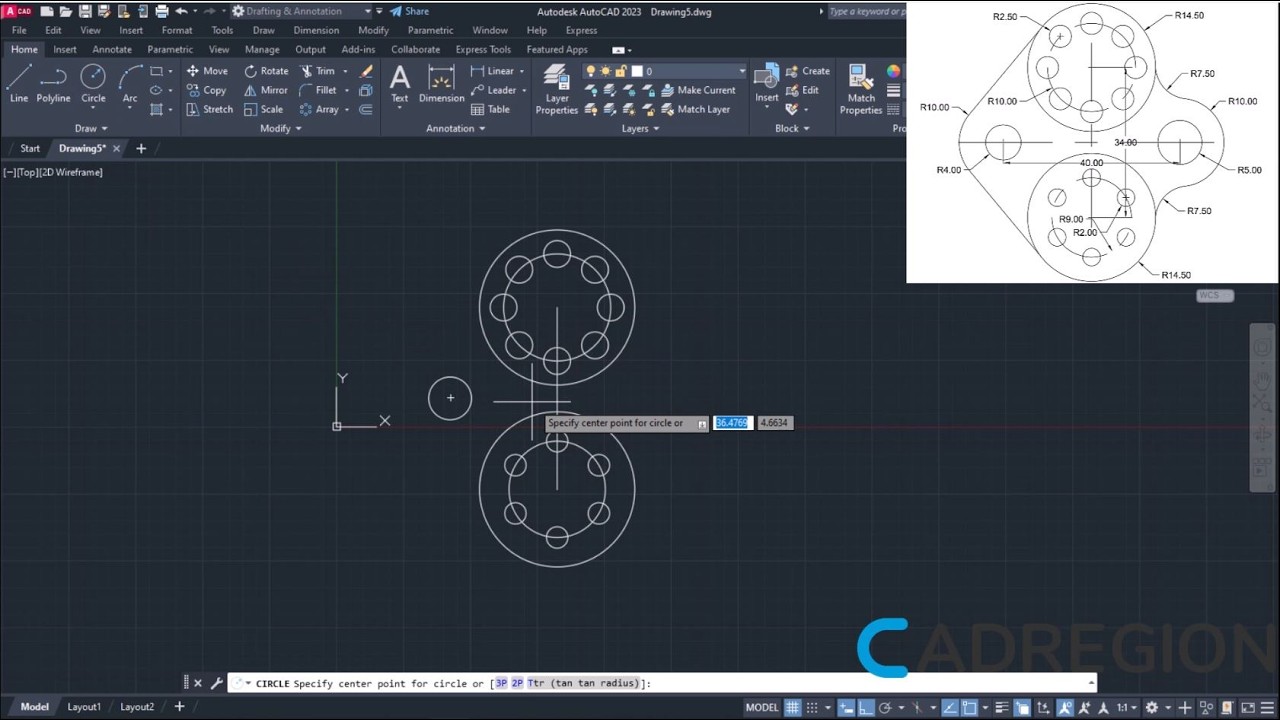Create AutoCAD 2D Project - AutoCAD for Beginners - YouTube