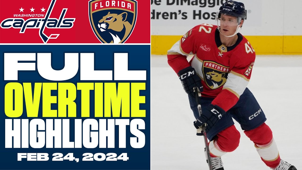 Washington Capitals at Florida Panthers | FULL Overtime Highlights ...