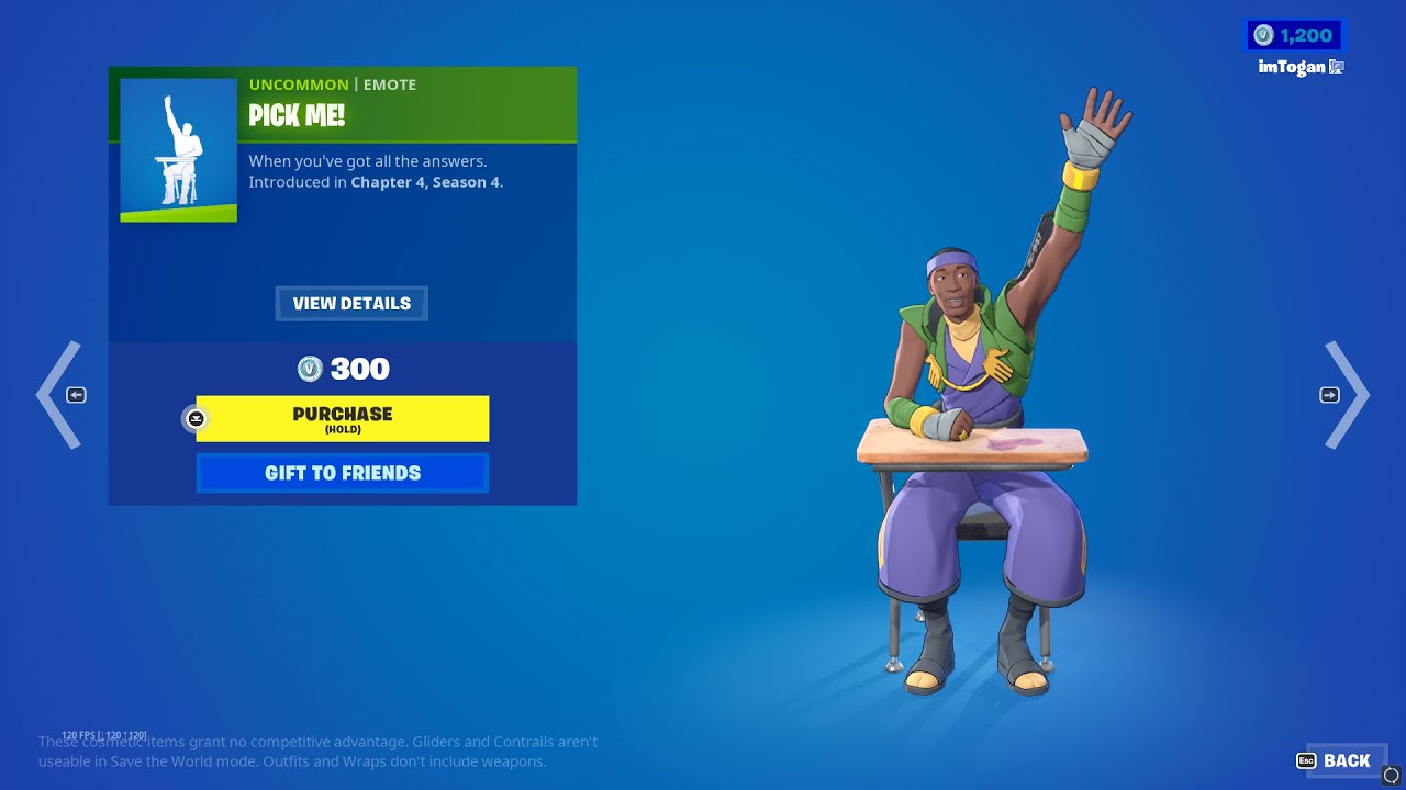 Pick Me! emote bekerült a Shopba - YouTube