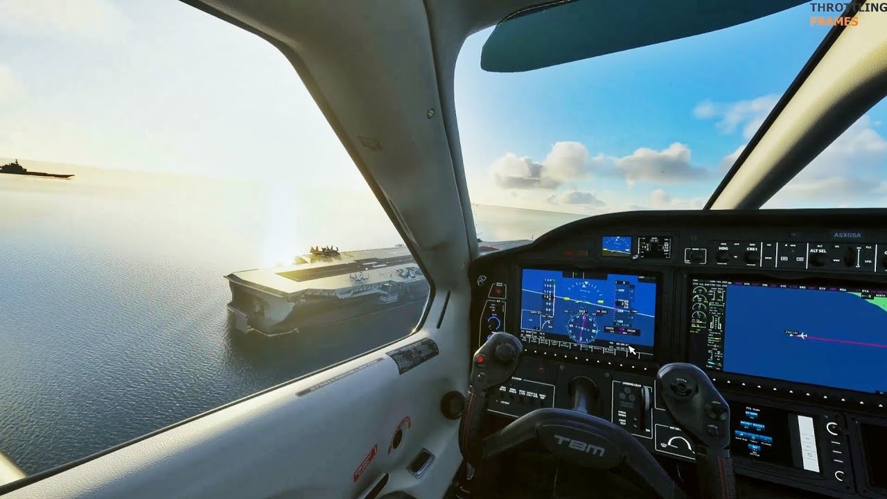 This plane ALMOST CRASHED while landing | MS FLIGHT SIM 2020 - YouTube