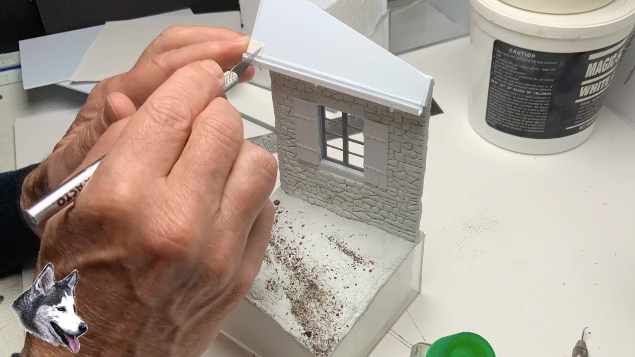 Part 1 Custom made 1/35 scale building to create a realist WWII ...