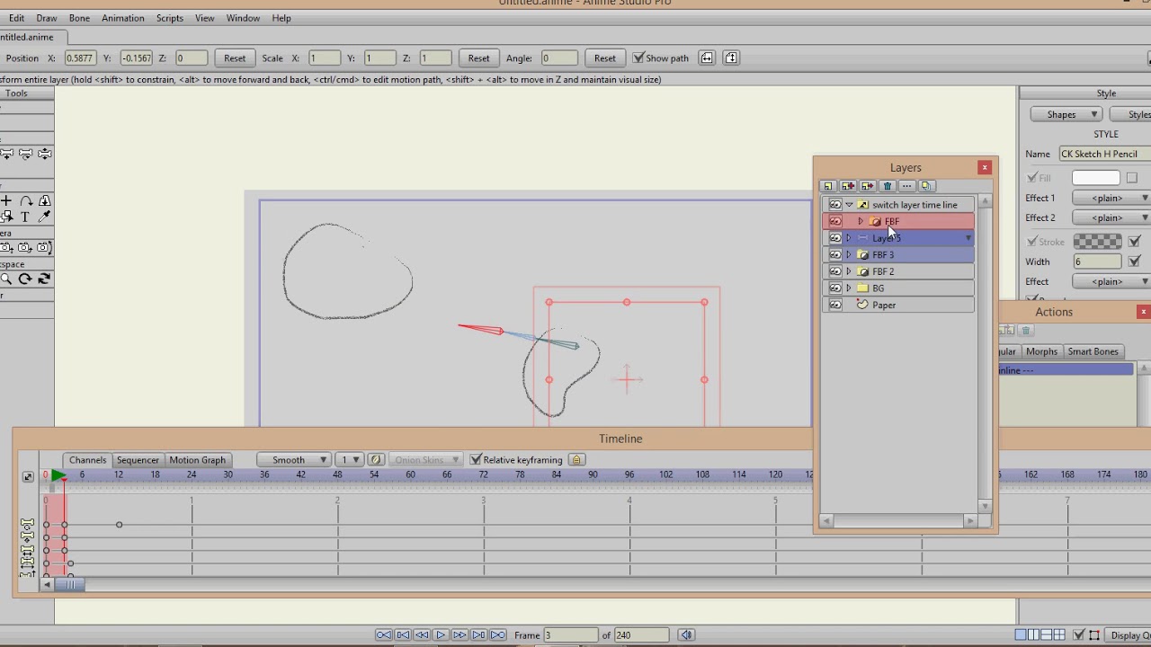 fbf and rig animation - YouTube