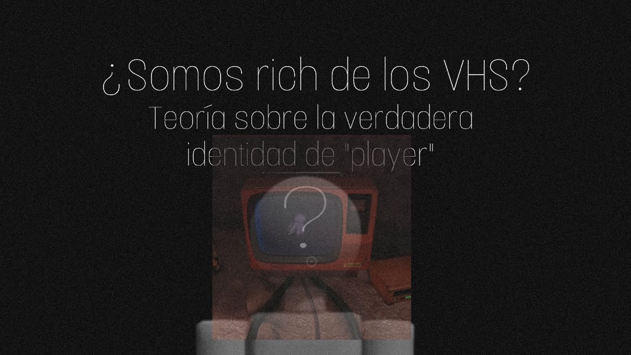 ¿Somos rich? - Teoría sobre la Identidad de Player en Poppy Playtime ...