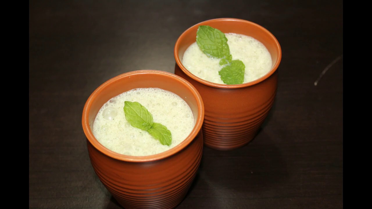 Sweet Mint Lassi/ Pudina sweet lassi / Kavita’s Kitchen & Travel - YouTube