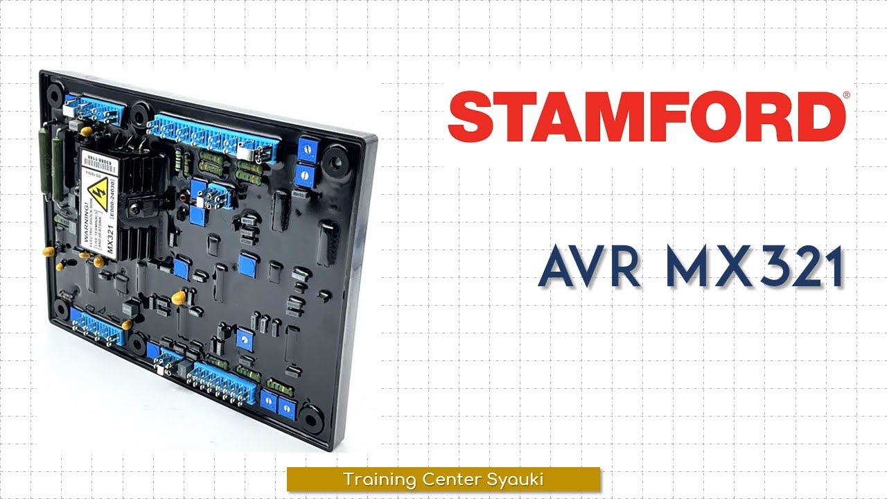 Detail komponen AVR Stamford MX 321 - YouTube