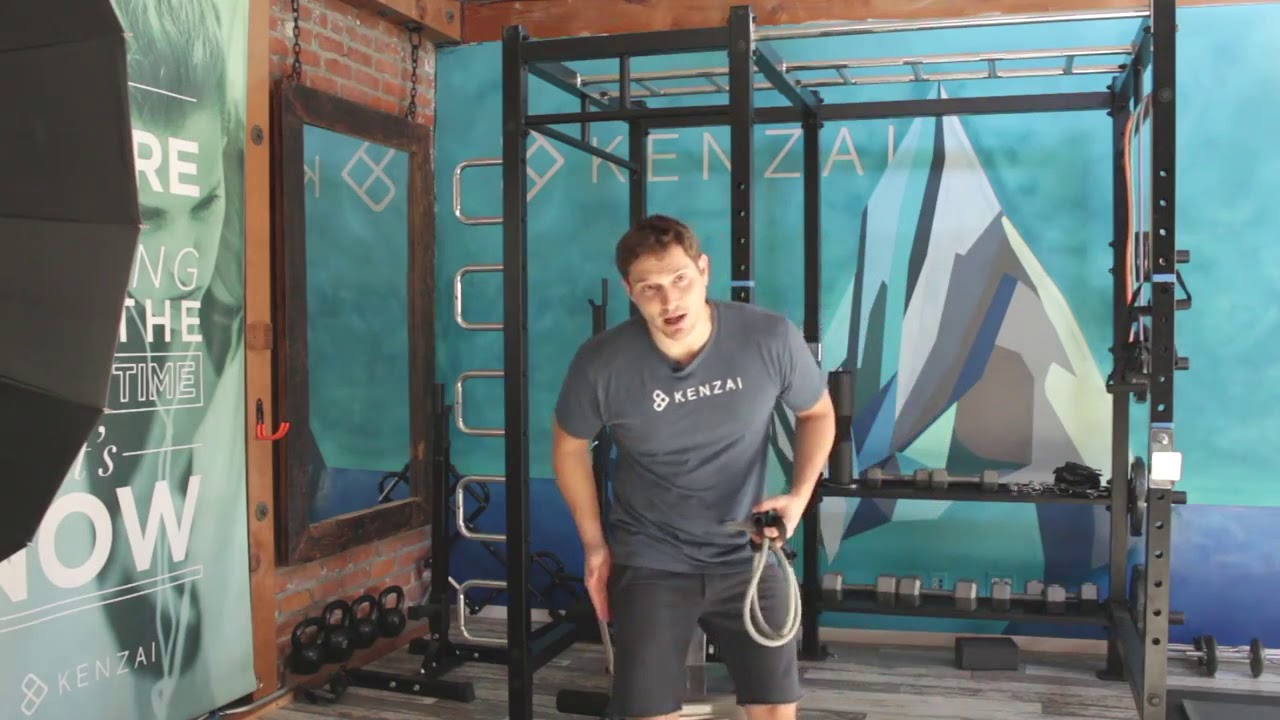 Legs Exercise Using Resistance Bands - Kenzai - YouTube