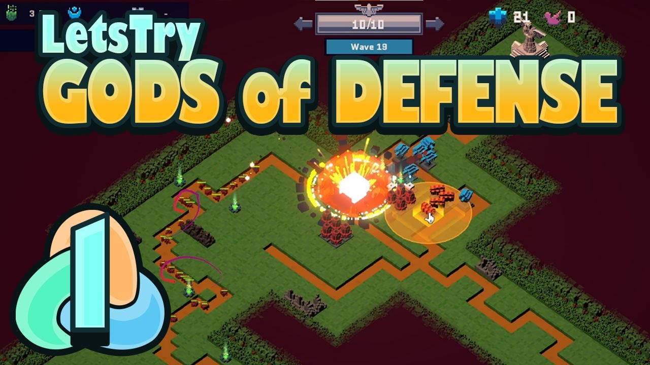 Gods of Defense: Roguelike Tower Defense Indie Game - Free Demo Gameplay - Lets Play Ep 1 - YouTube