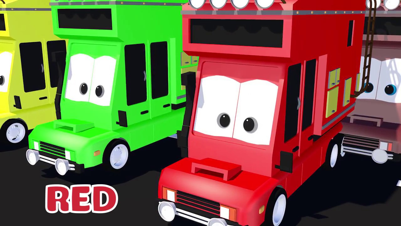 Colors for Children to Learn with Toy Street Vehicles - Educational ...