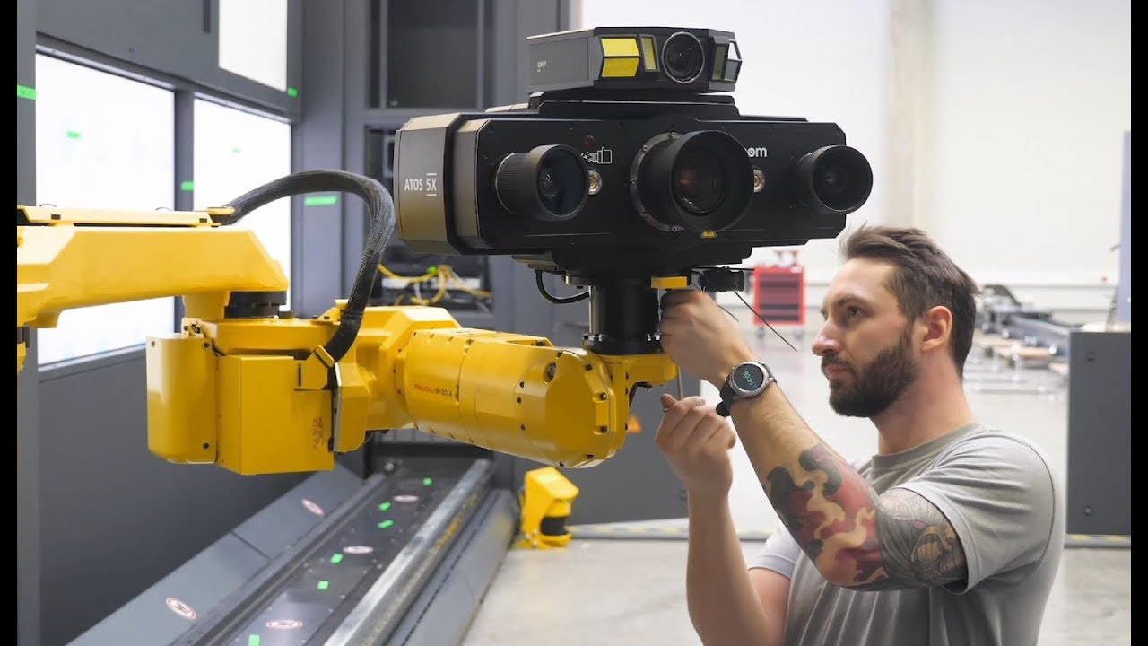 Behind the Scenes with GOM: ATOS ScanBox Installation - YouTube