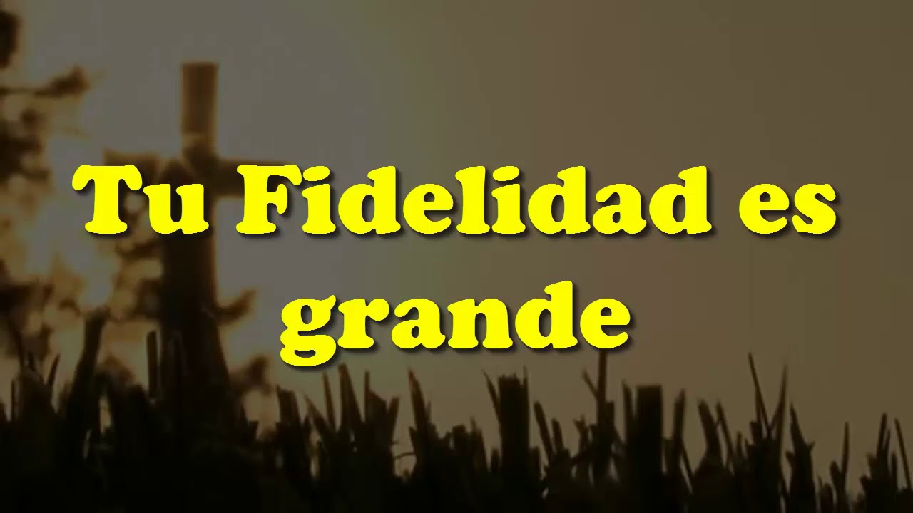 Tu Fidelidad Pista Marcos Witt - YouTube