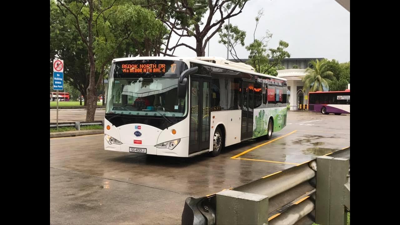 SG4001J BYD K9 Demonstrator (Go-Ahead) (Service 17) (Pasir Ris to Bedok ...