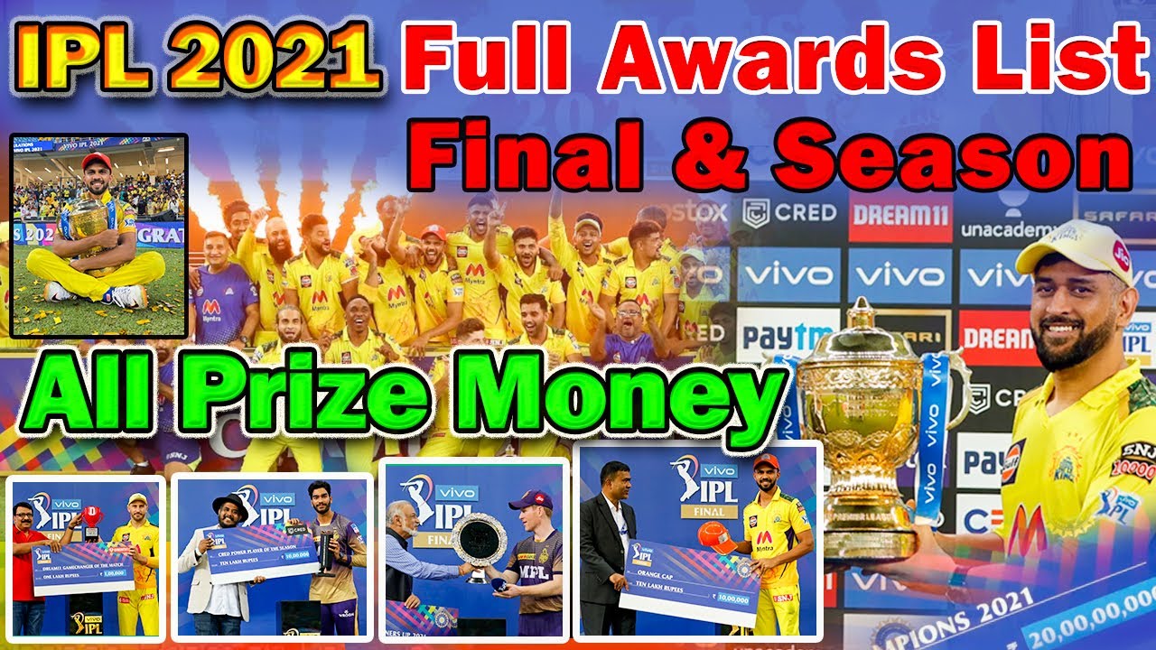 🏆IPL 2021 Final Award Ceremony🏆All Award List & Prize Money🏆CSK vs KKR ...