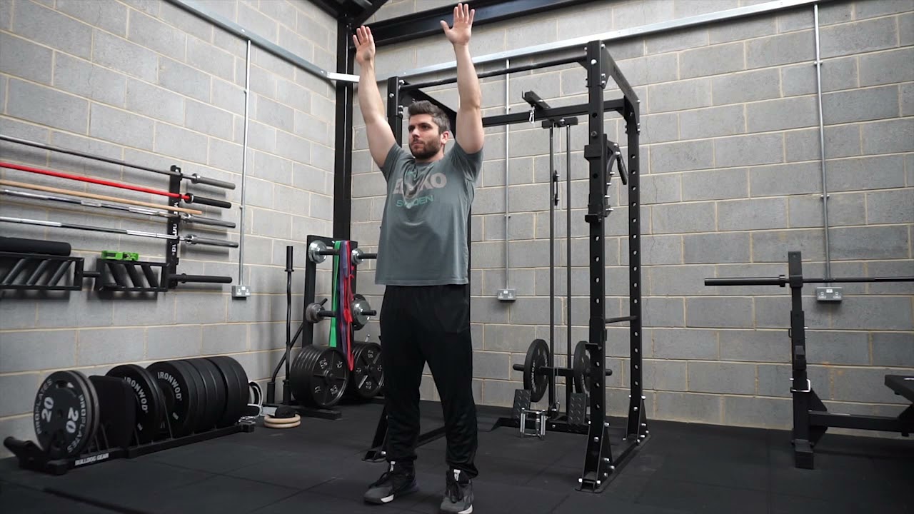 Overhead Shrug Demo - I.D.move Exercise Library - YouTube