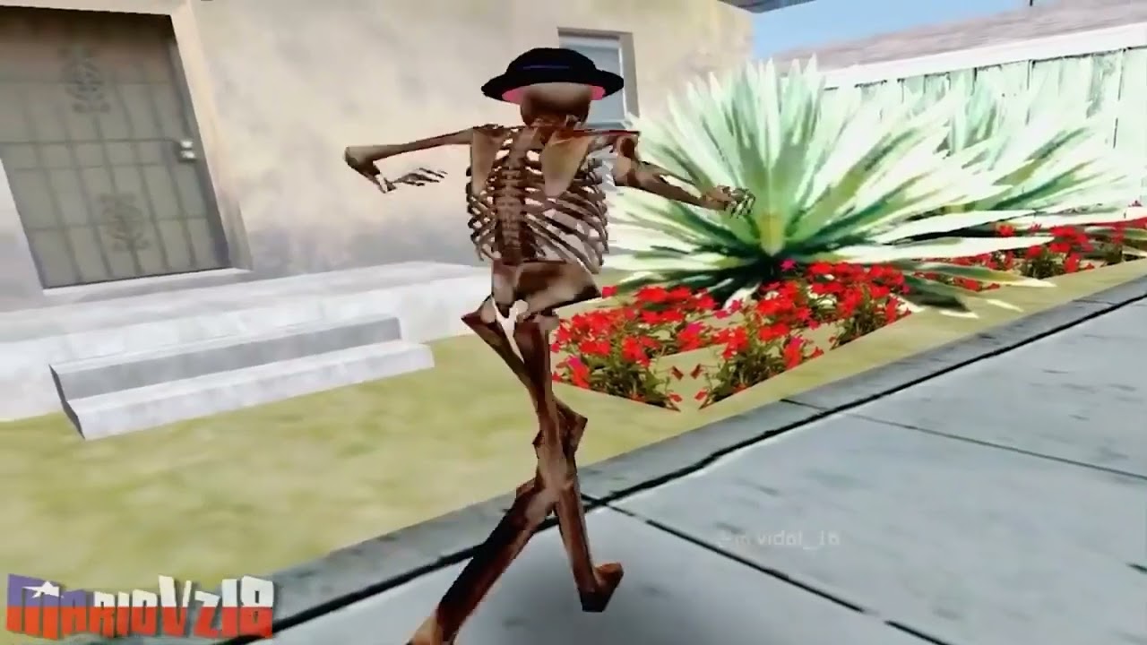 Spanish Skeleton meme | 4K - YouTube