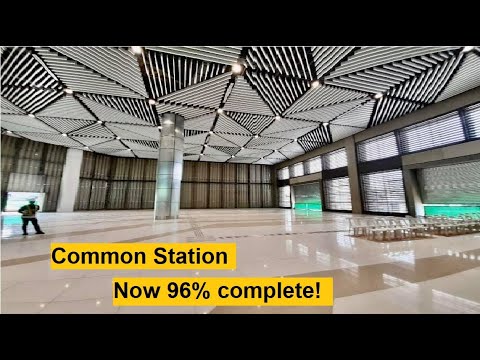 Area B of Common Station now 96% complete! - YouTube