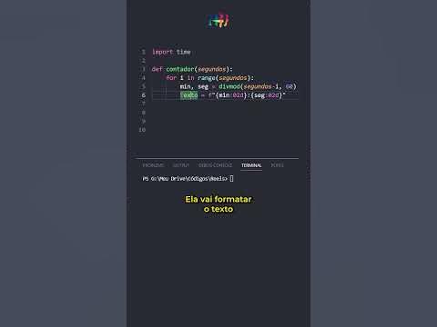 Cronômetro em Python | #shorts - YouTube