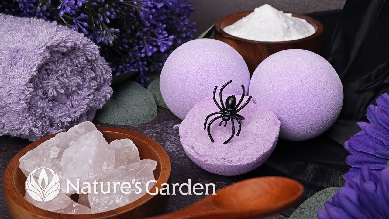Whip Up a Wicked Bath Bomb with Natures Garden - YouTube