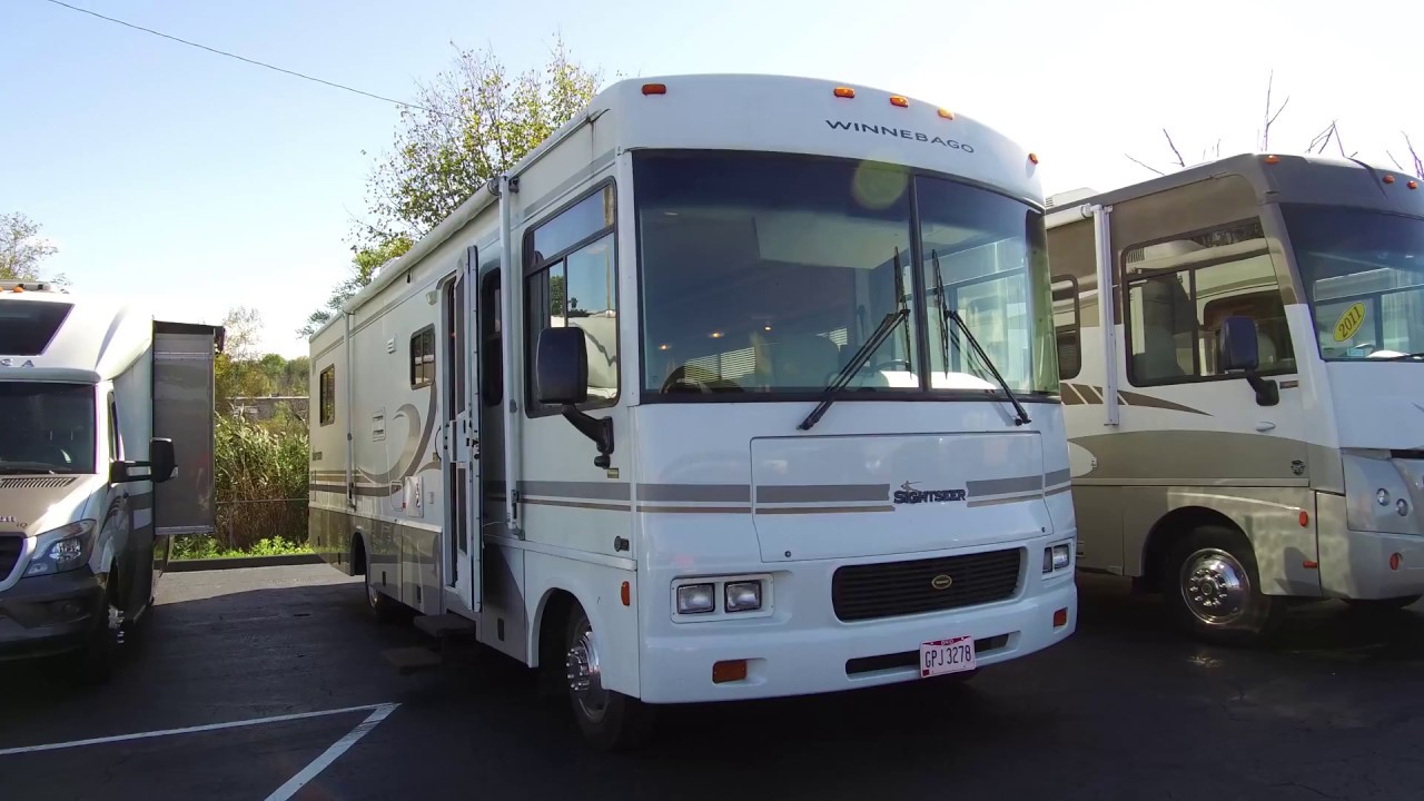 2003 Winnebago Sightseer 30B Pre Owned Class A Gas Motorhome Walk ...