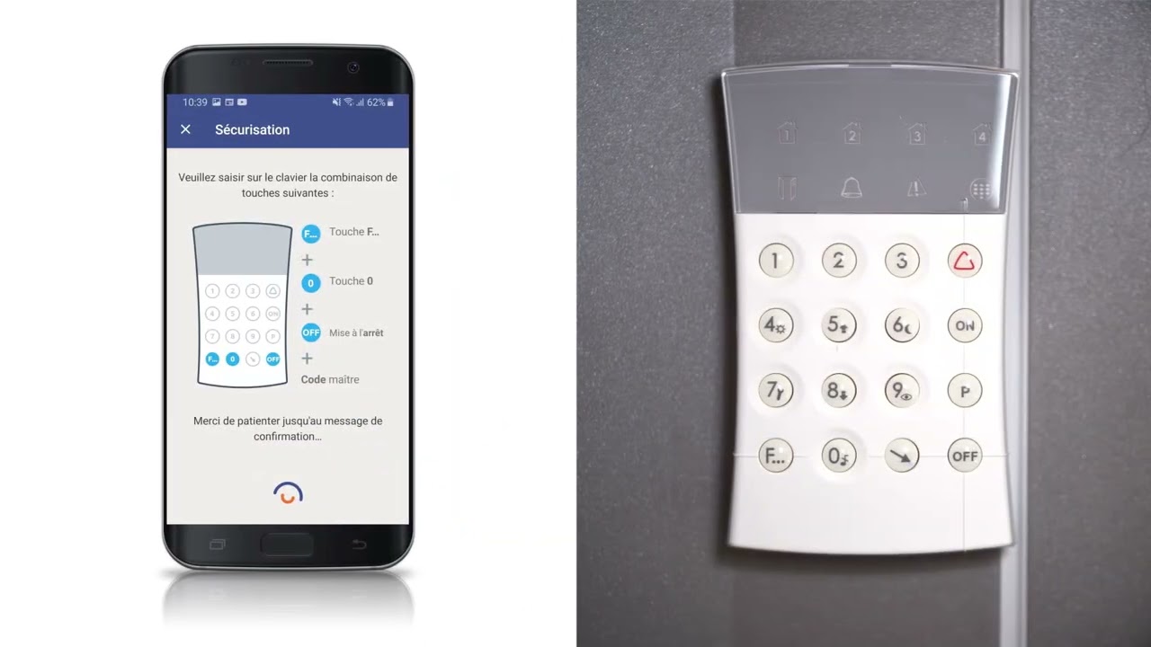 Comment associer son smartphone au système d'alarme avec le clavier ...