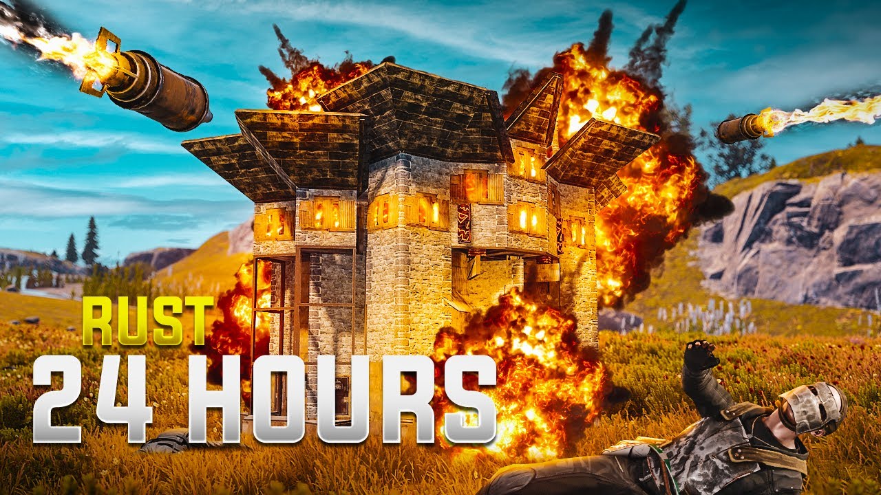 I Played Rust For 24 Hours & This Is What Happened ... - YouTube