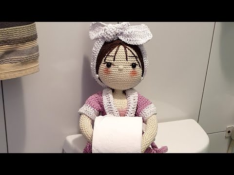 Porta papel higiênico amigurumi Rita parte 4