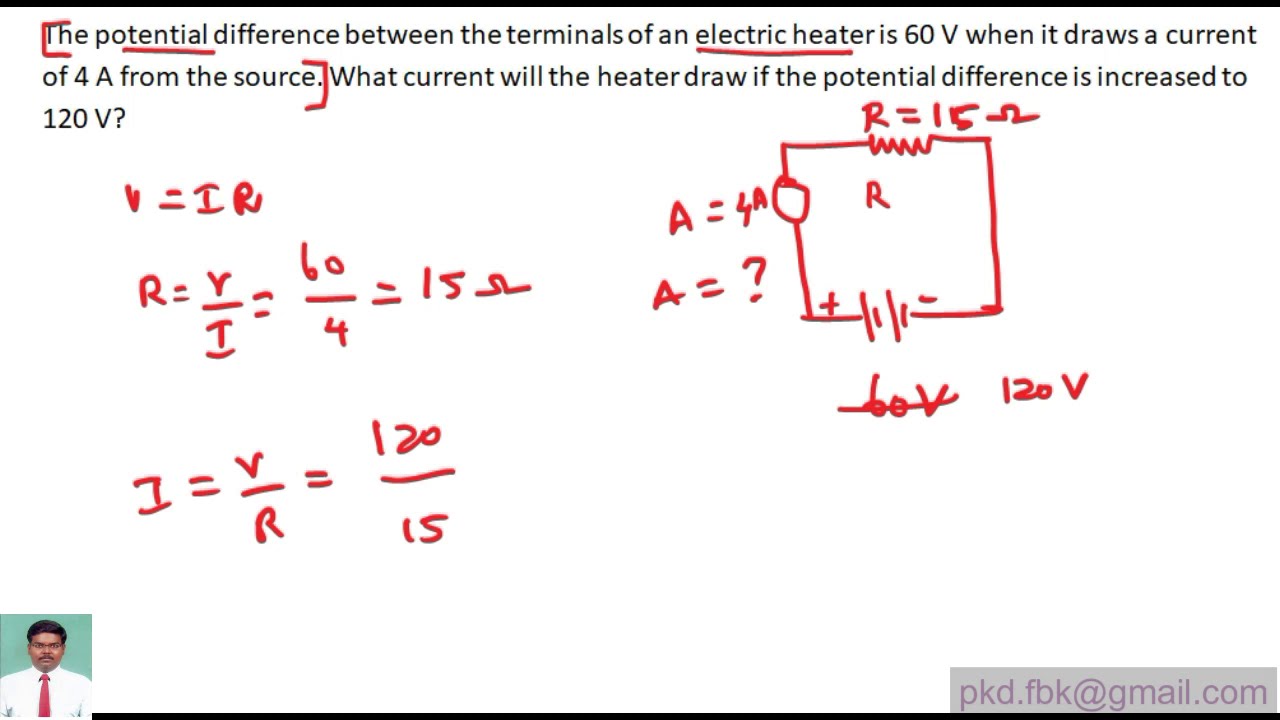 CBSE :10 The potential difference between the terminals of an electric ...