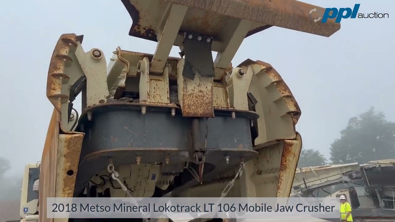 2018 Metso Mineral Lokotrack LT 106 Mobile Jaw Crusher - Riverbend ...