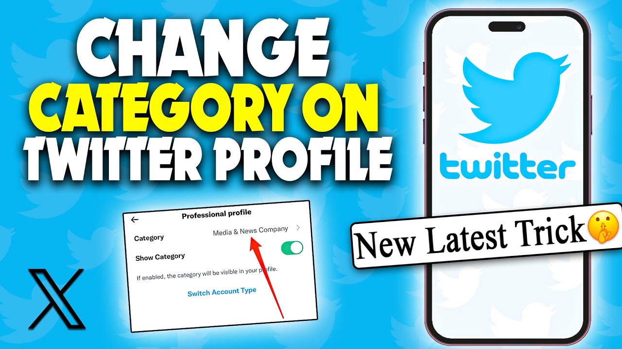 How To Change category on twitter profile | F HOQUE | - YouTube