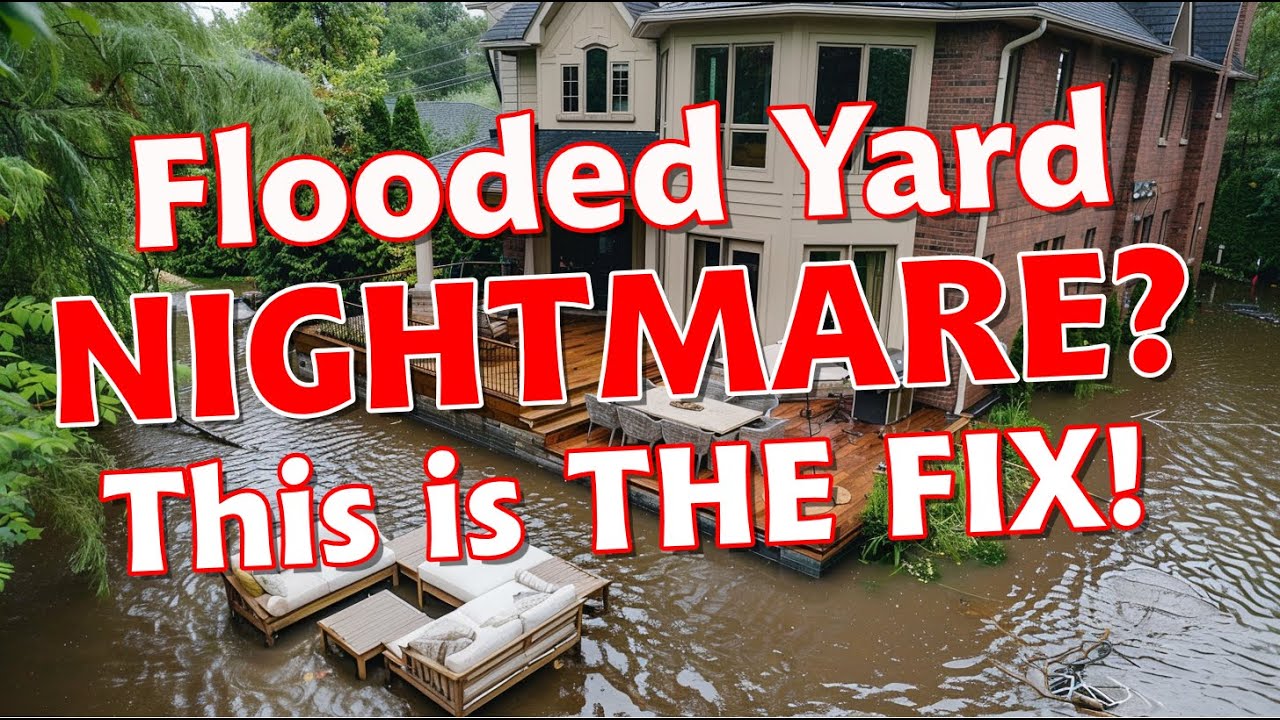How to Fix a Flooded Yard - Full Tutorial 2024 Updates - YouTube