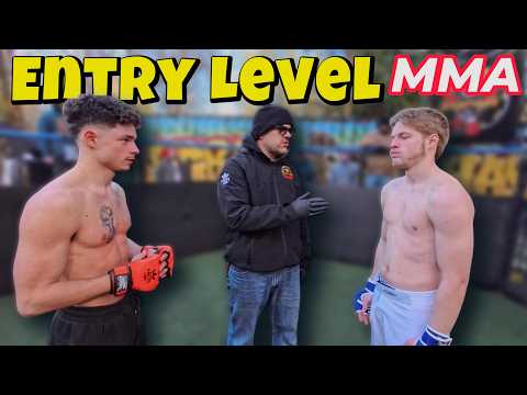 Beginer level MMA FIGHT