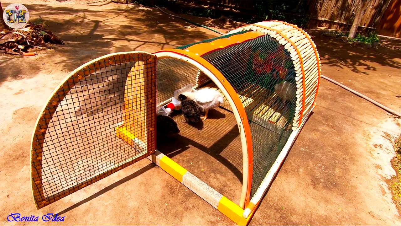 MIRA‼ Como hacer una jaula para criar pollitos 🐣🐥pequeños con ...