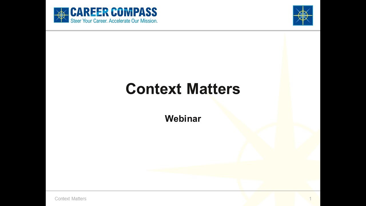 Context Matters - YouTube