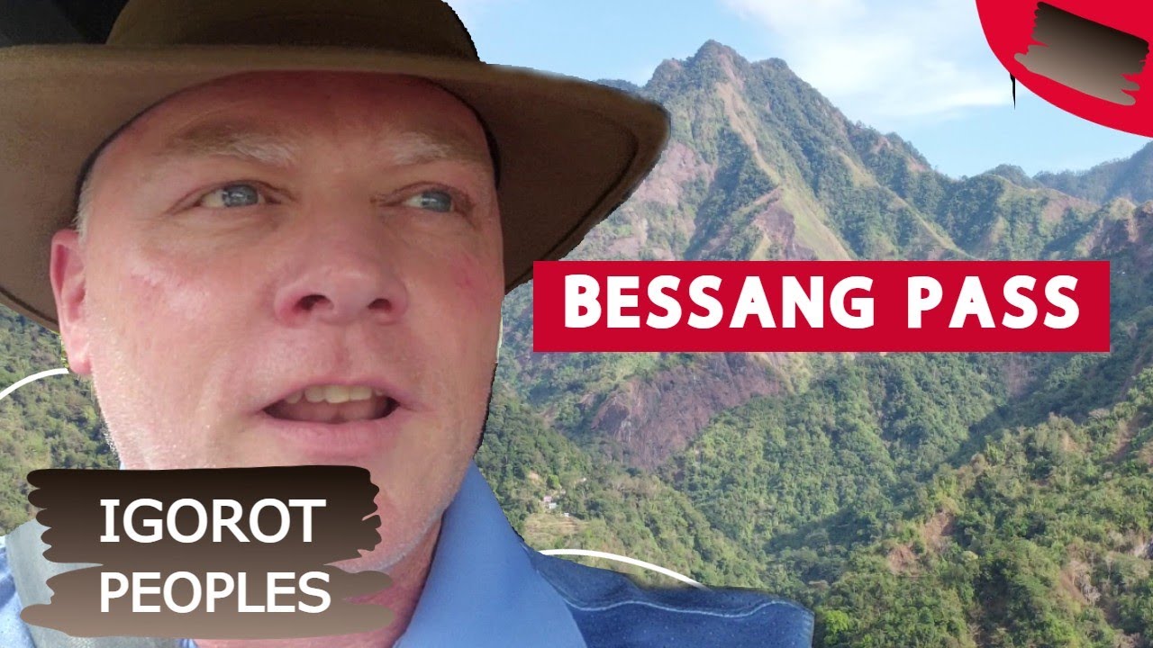 Foreigner takes the road into the Bessang Pass. Suyo, Ilocos Sur ...