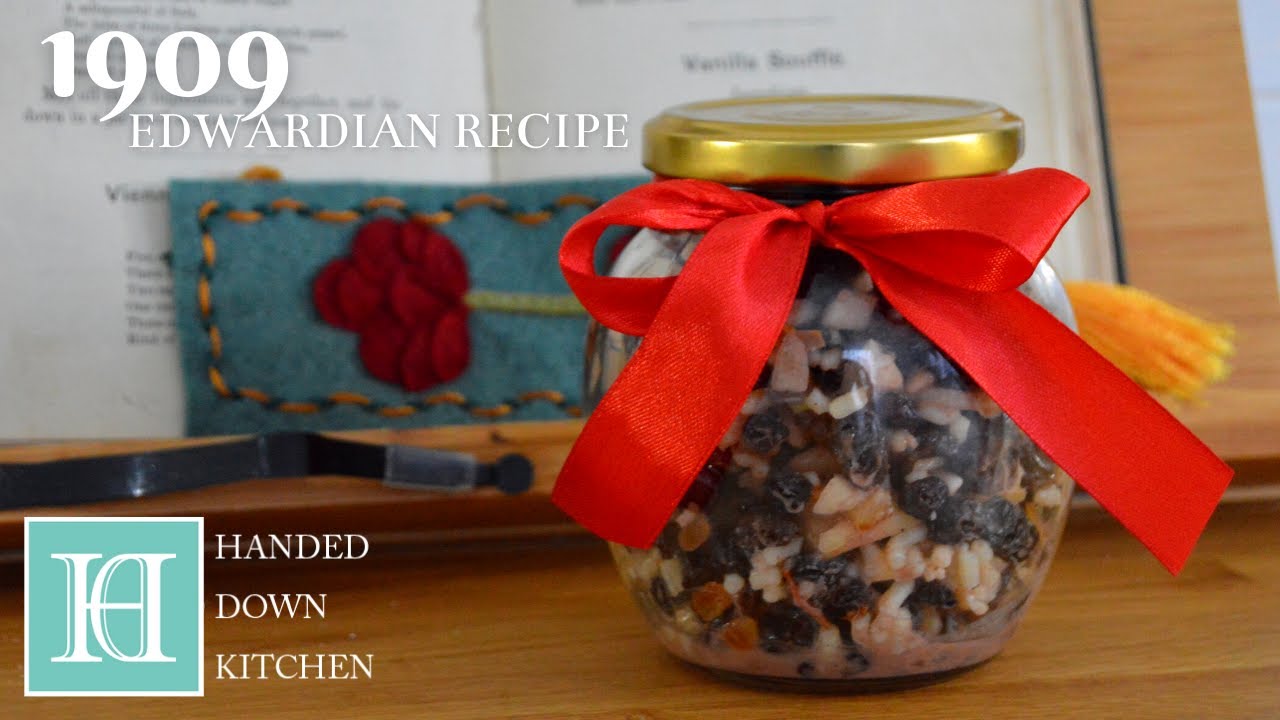 Rich Fruit Mincemeat An Edwardian Recipe - YouTube