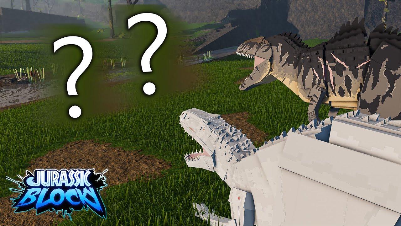 Jurassic Blocky 2 Strongest MYSTERY Dino's Vs Indominus Rex & Giganotosaurus - YouTube