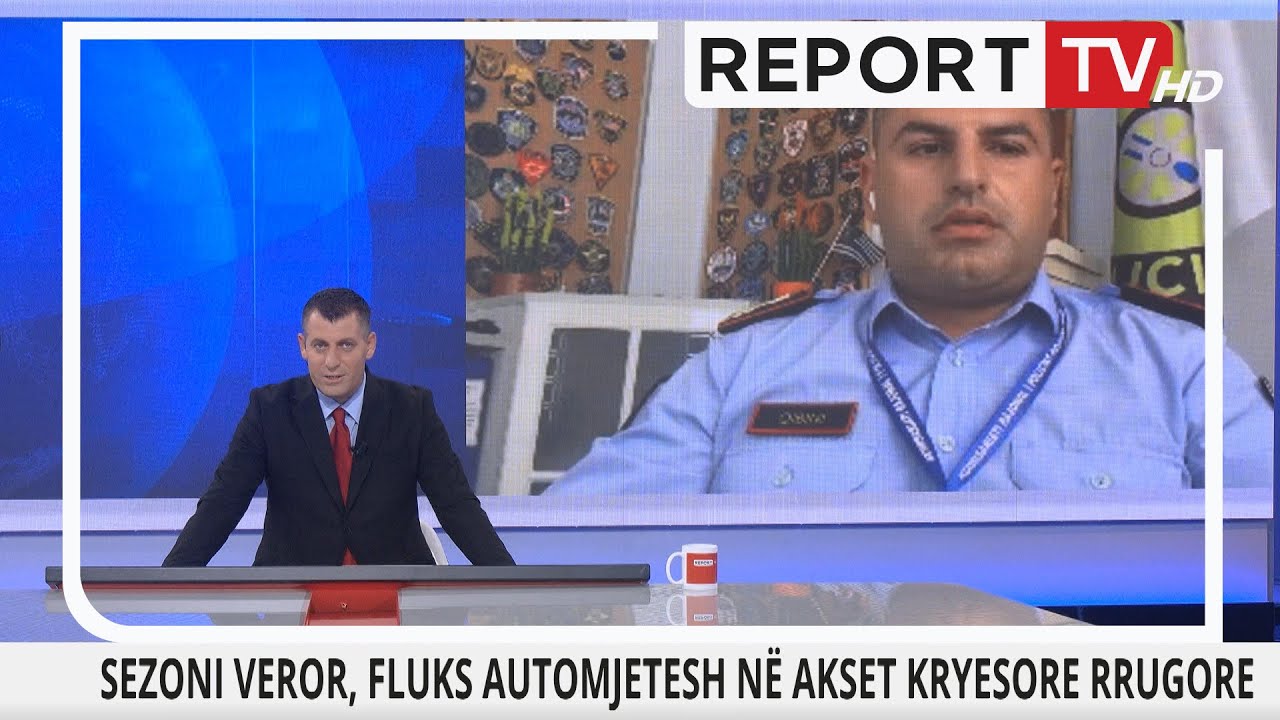 Report TV - Sezoni veror, fluks automjetesh në akset kryesore rrugore ... Report TV - Sezoni veror, fluks automjetesh në akset kryesore rrugore ...