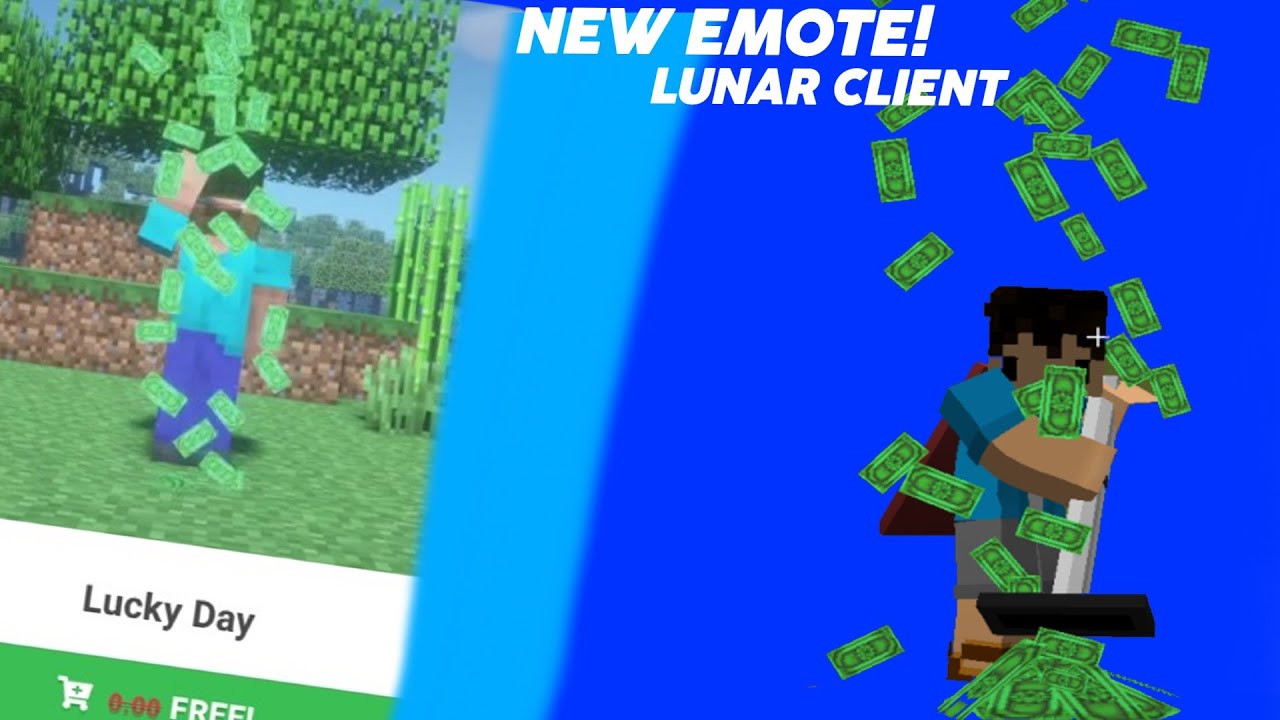 Como CONSEGUIR o NOVO EMOTE de GRAÇA do LUNAR CLIENT | 2024 - YouTube