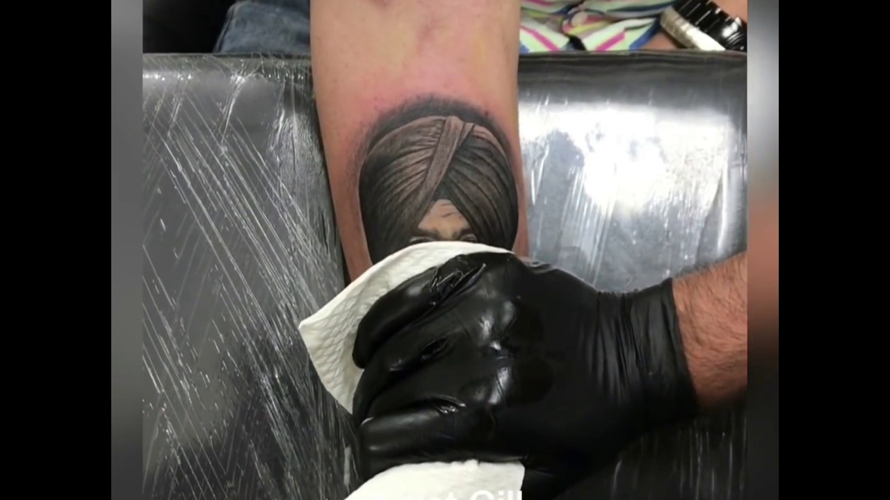 Sardar ji (Artist gill tattoo art work) - YouTube