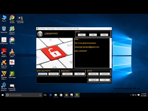 QuickStego - Hide Text/Message in an Image - NewTechs16