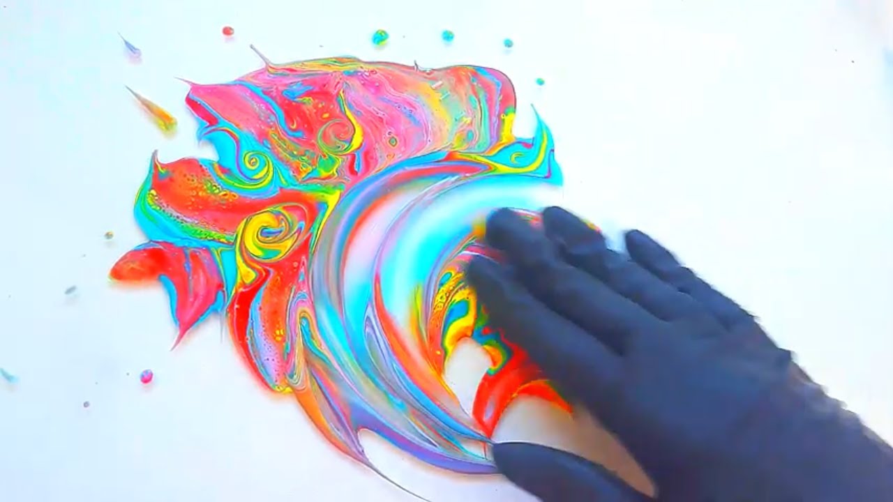 Abstract Painting - Color flash - YouTube