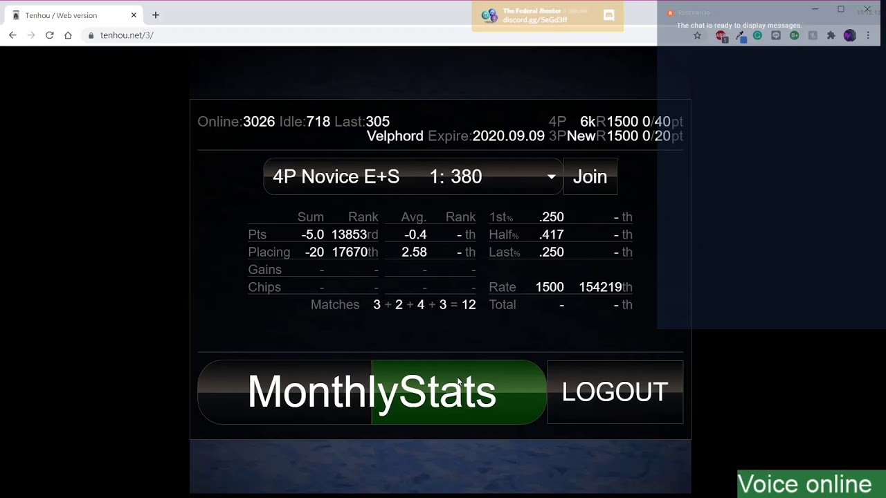 Tenhou #4 English - ranked only again - YouTube