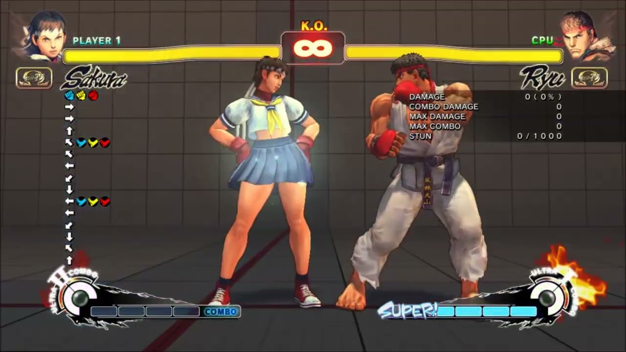 SF4 Omega at a Glance - Sakura - YouTube