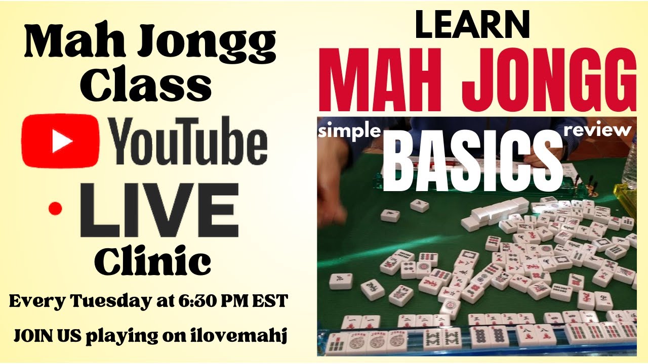 MAH JONGG Refresher for Beginners Review of the Basics NMJL Lessons ...