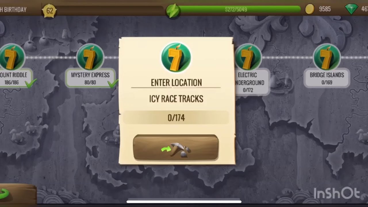 Icy Race Tracks - 7th Birthday [Diggy's Adventure] - YouTube