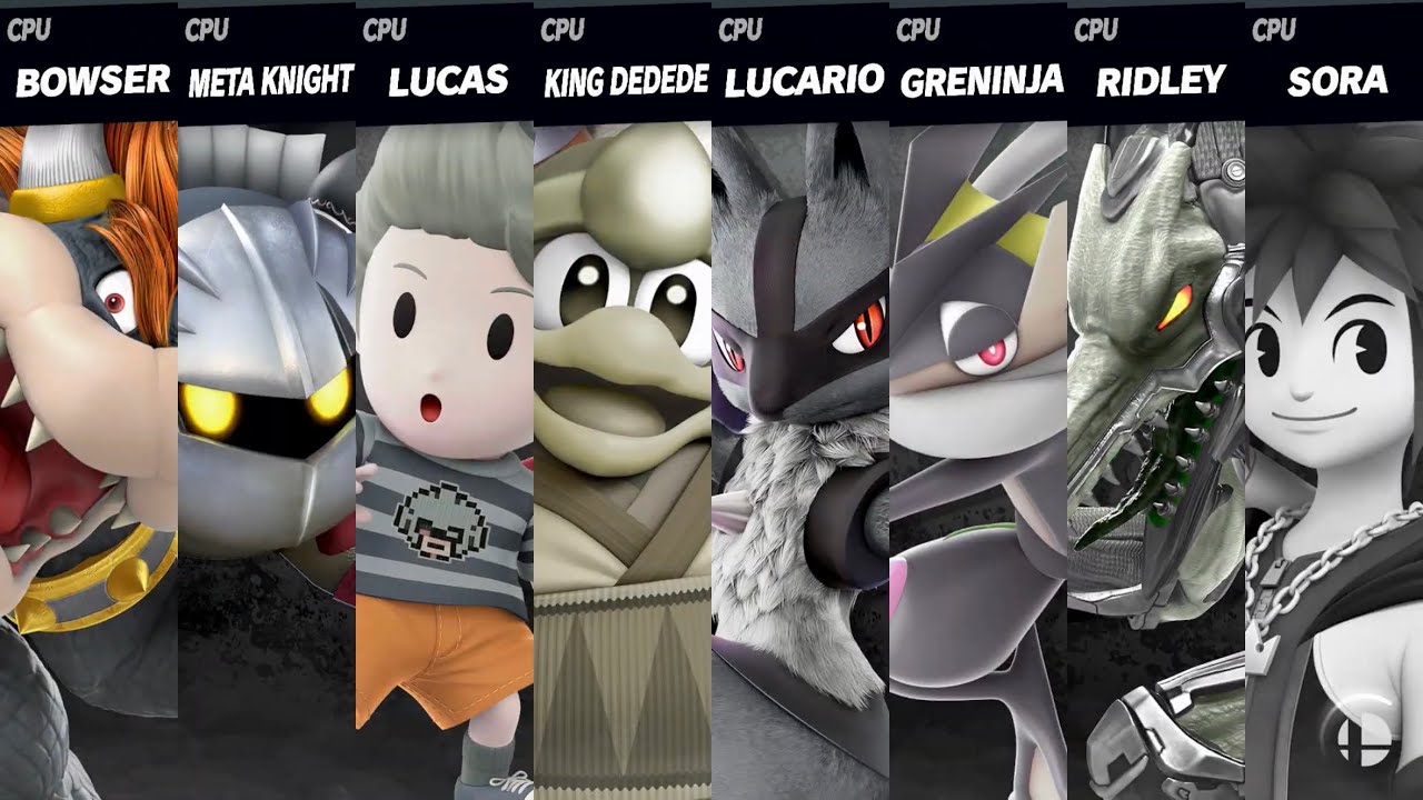 Super Smash Bros. Ultimate - Grey Battle (Monochrome Battle) - YouTube