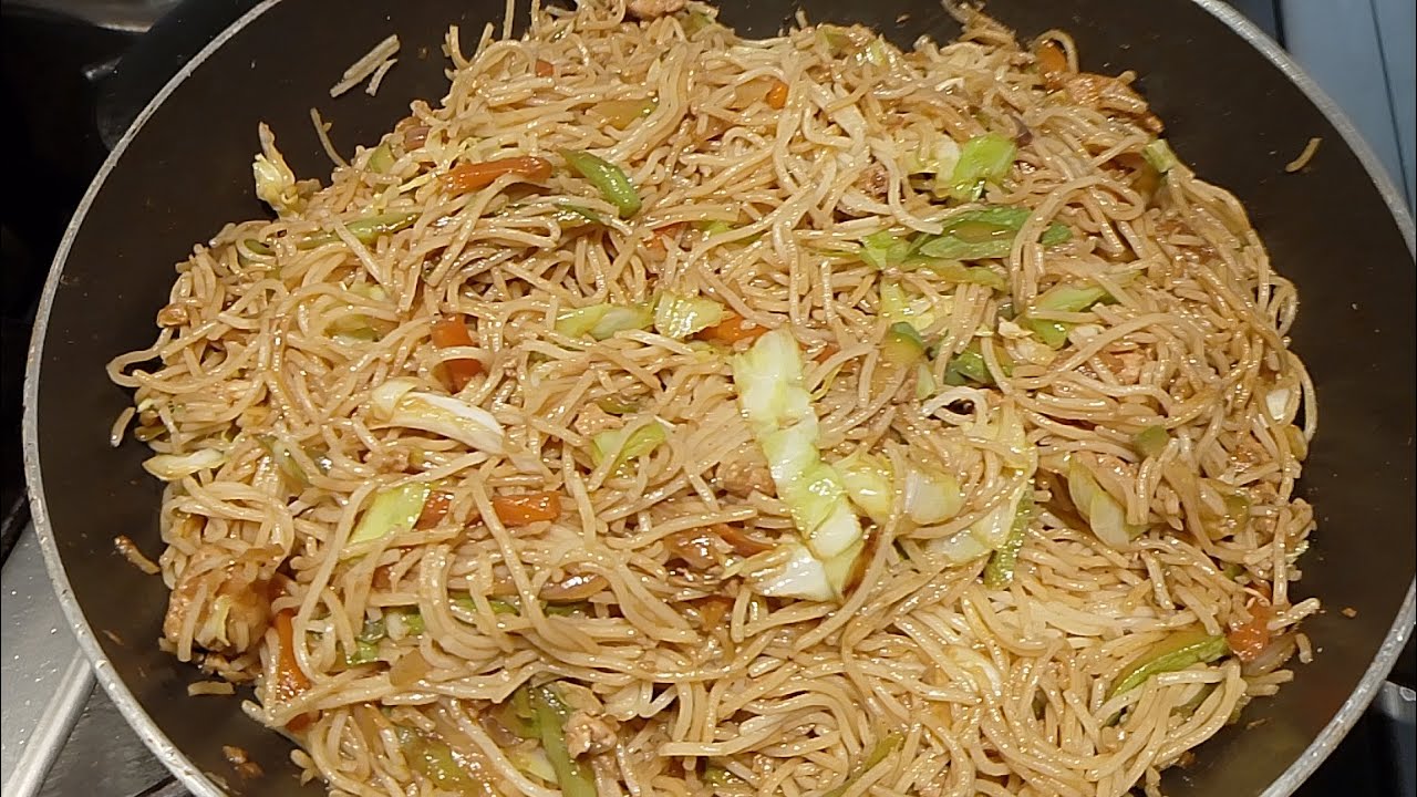 LICOM'S RECIPES is live! Easy to Cook a Spaghetti Pancit #satisfying # ...