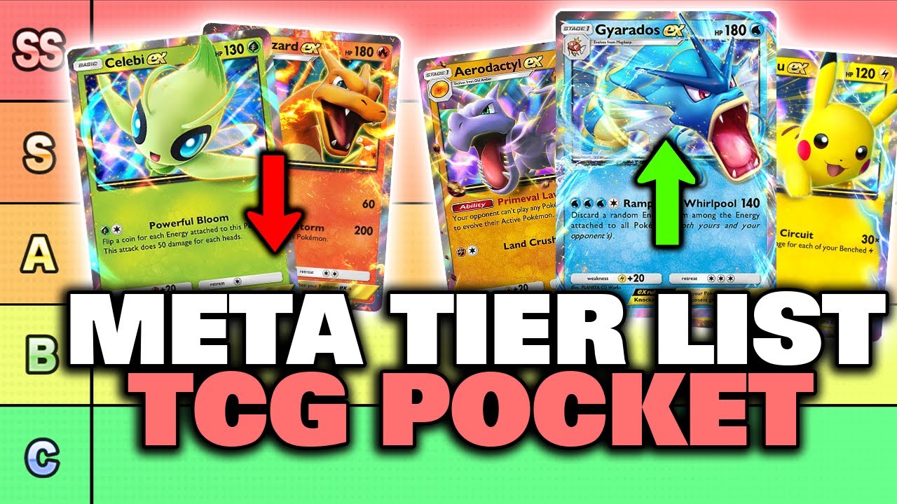 Pokemon TCG Pocket - Ultimate Meta Tier List - YouTube