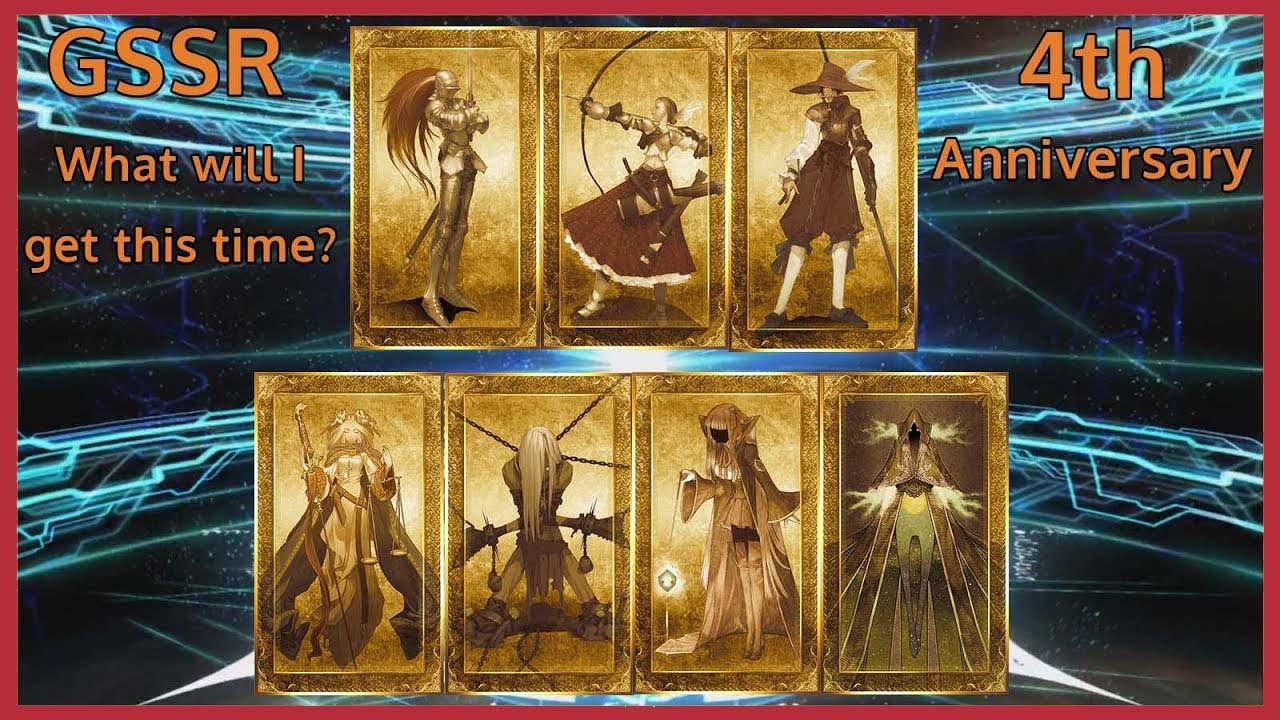 FGO GSSR 4th Anniversary Roll | Fate Grand/Order - YouTube