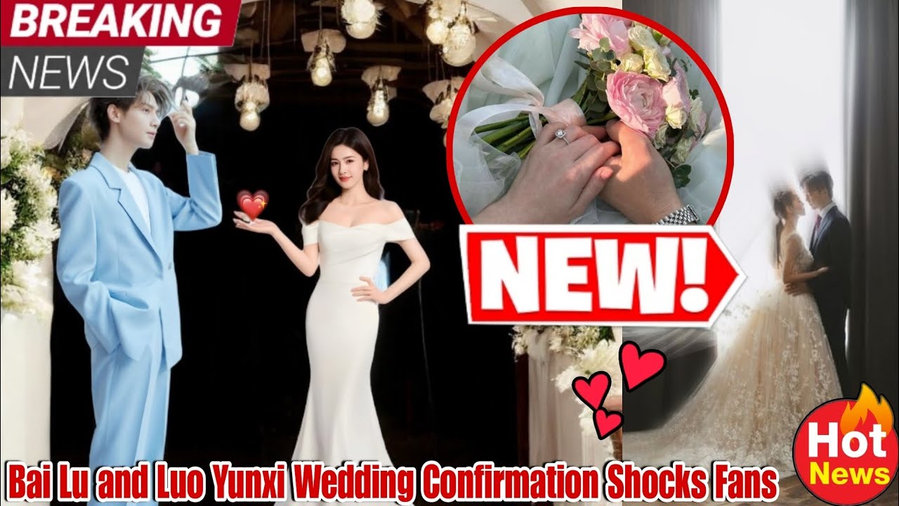 Bai Lu and Luo Yunxi: Wedding Announcement Officially Confirmed! 💯🧐 ...