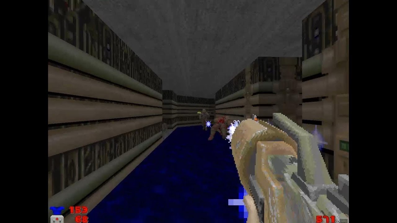 DOOM MOD Q2WEP WAD QUAKE WEAPONS IN DOOM 1 & DOOM 2 ETC - YouTube